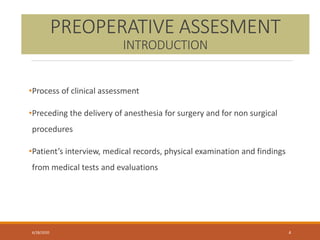 Pre anesthetic by dr.nikhil | PPT