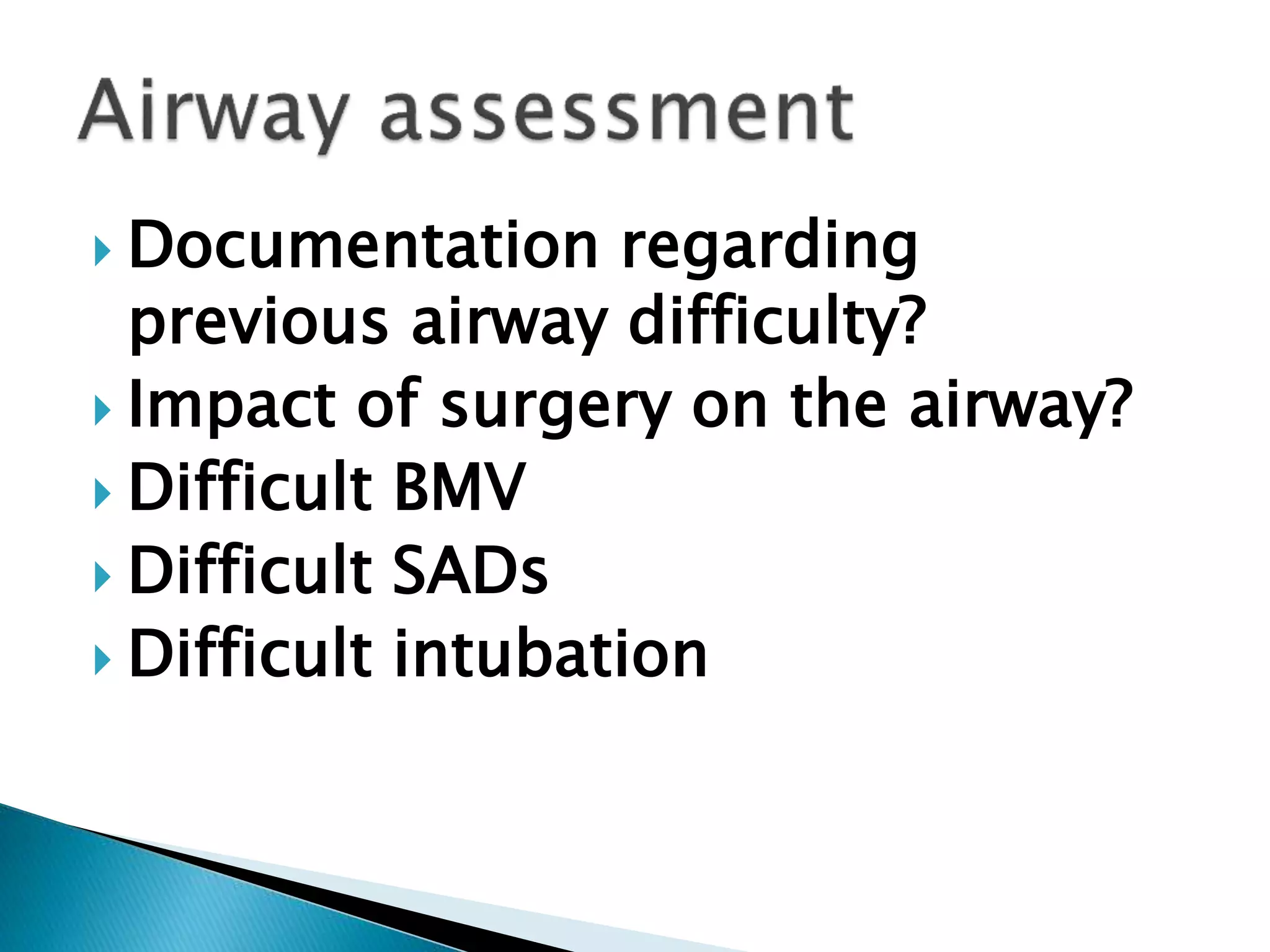 PRE-ANESTHETIC EVALUATION | PPTX
