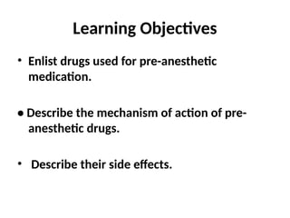 Pre-anesthetic Medication important - Copy.pptx