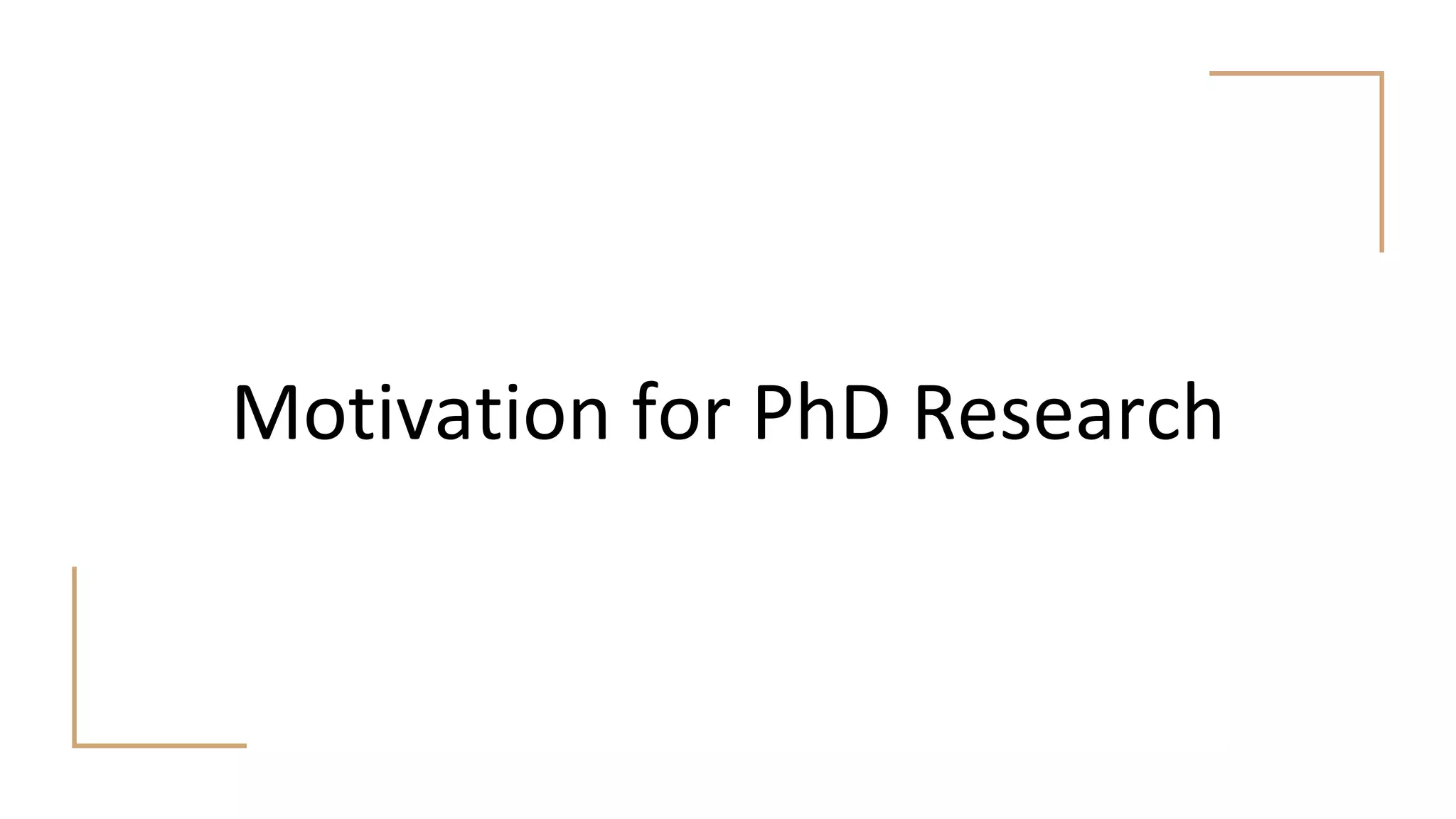 PhD Pre Application Presentation | PPTX