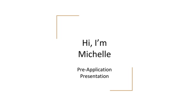 PhD Pre Application Presentation | PPTX