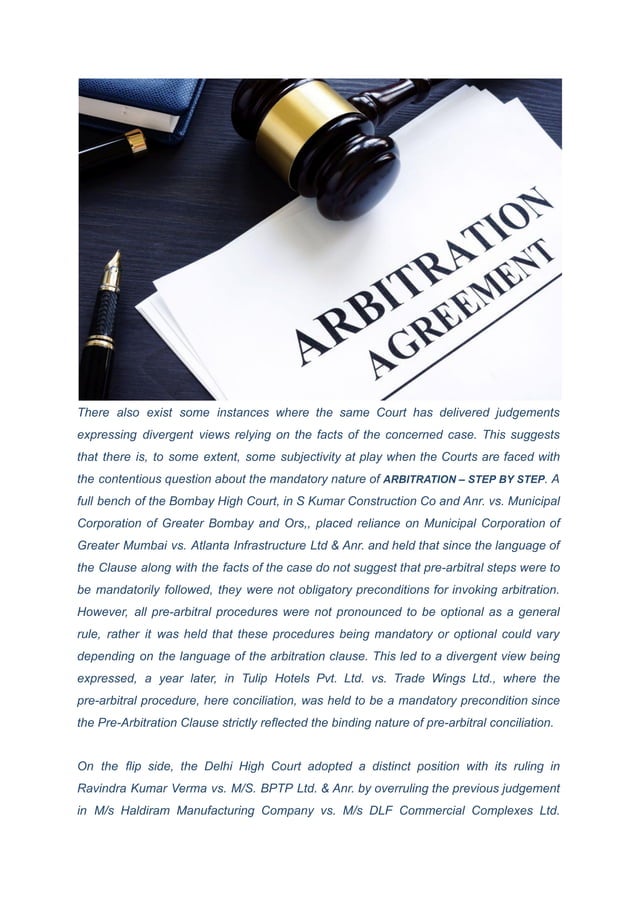 ARBITRATION STEP BY STEP | PDF