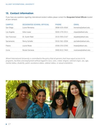 Alliant International University Pre arrival-guide | PDF