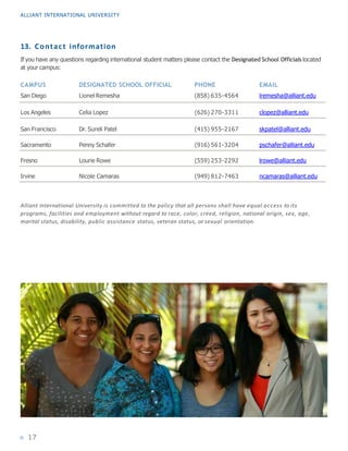 Alliant International University Pre arrival-guide | PPTX | College ...