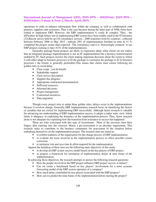 Pre assessment model for erp implementation | PDF