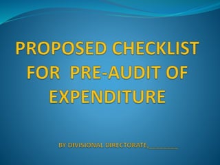 PRE-AUDIT CHECKLIST (1).pptx