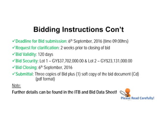 Pre bid meeting presentation | PDF