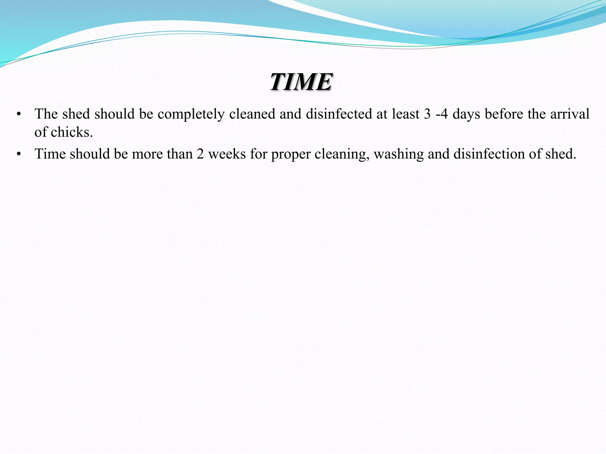 "Pre-Brooding Management" | PPTX