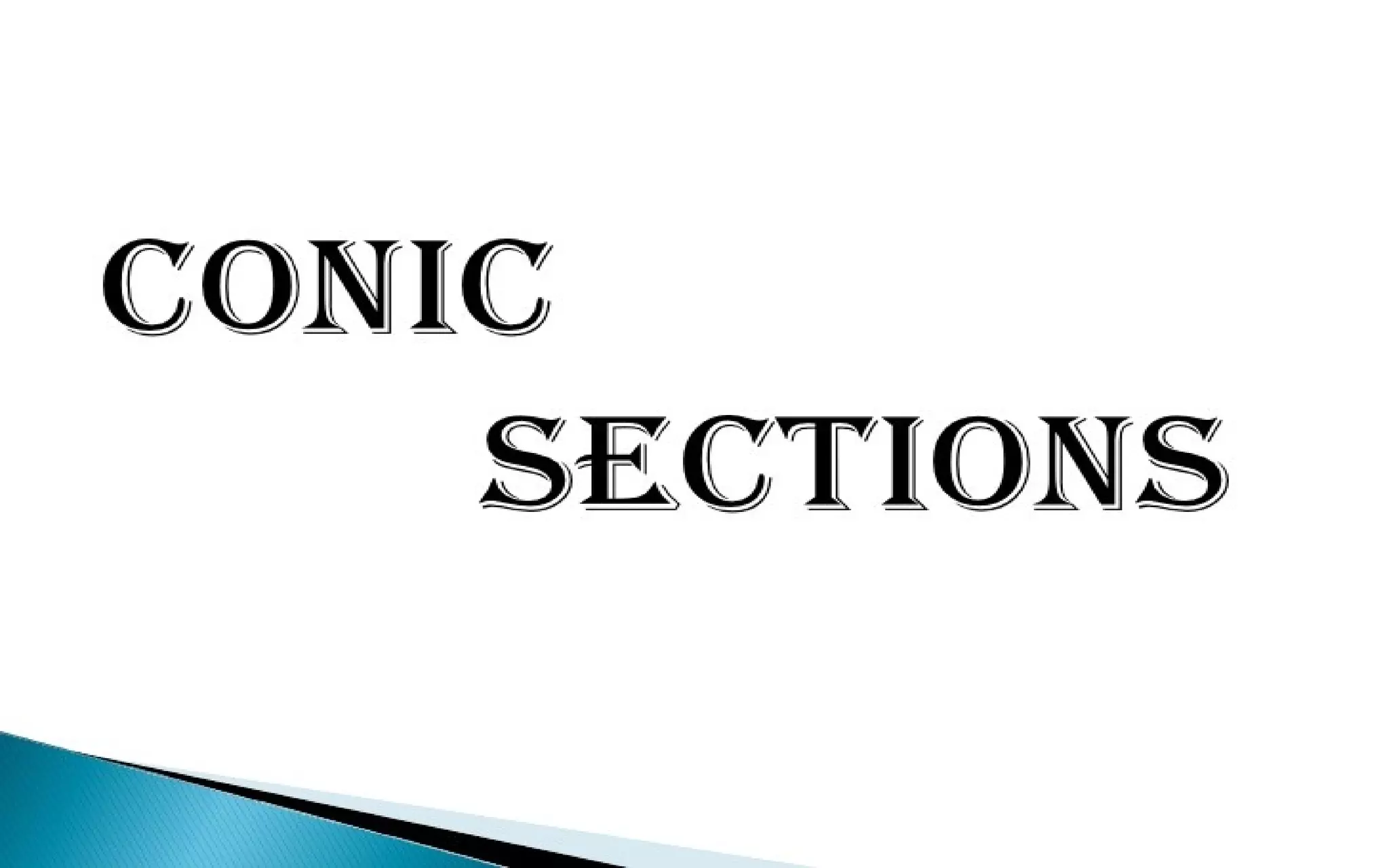 Pre-Calculus 11 - Lesson no. 1: Conic Sections | PPT