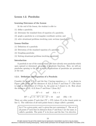 Pre Calculus Learners Guide Module Grade 11 | PDF