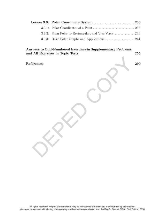 Pre Calculus Learners Guide Module Grade 11 | PDF