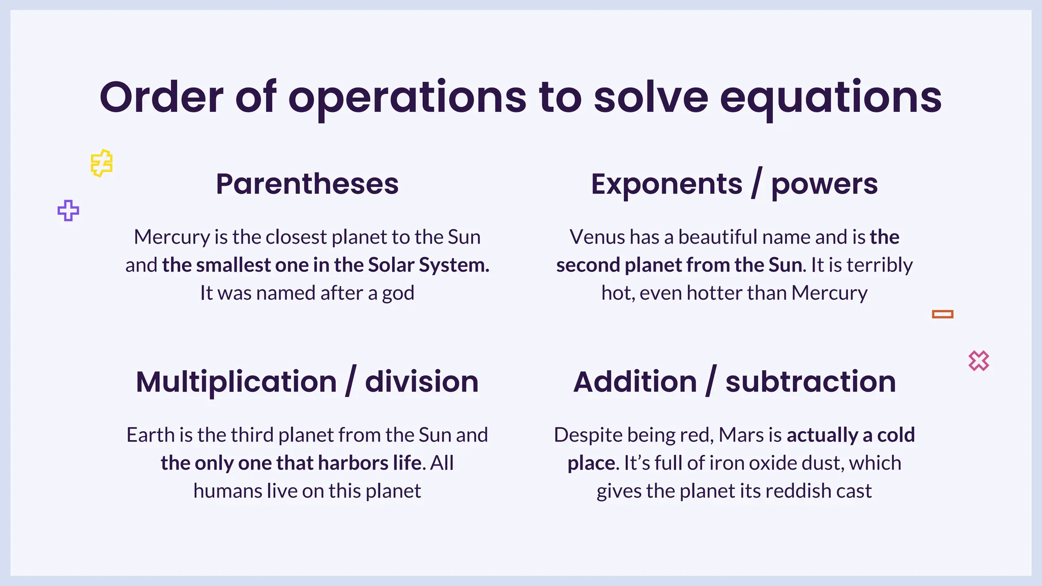 Pre-Calculus Lesson for High School_ Algebra and Equations by Slidesgo ...