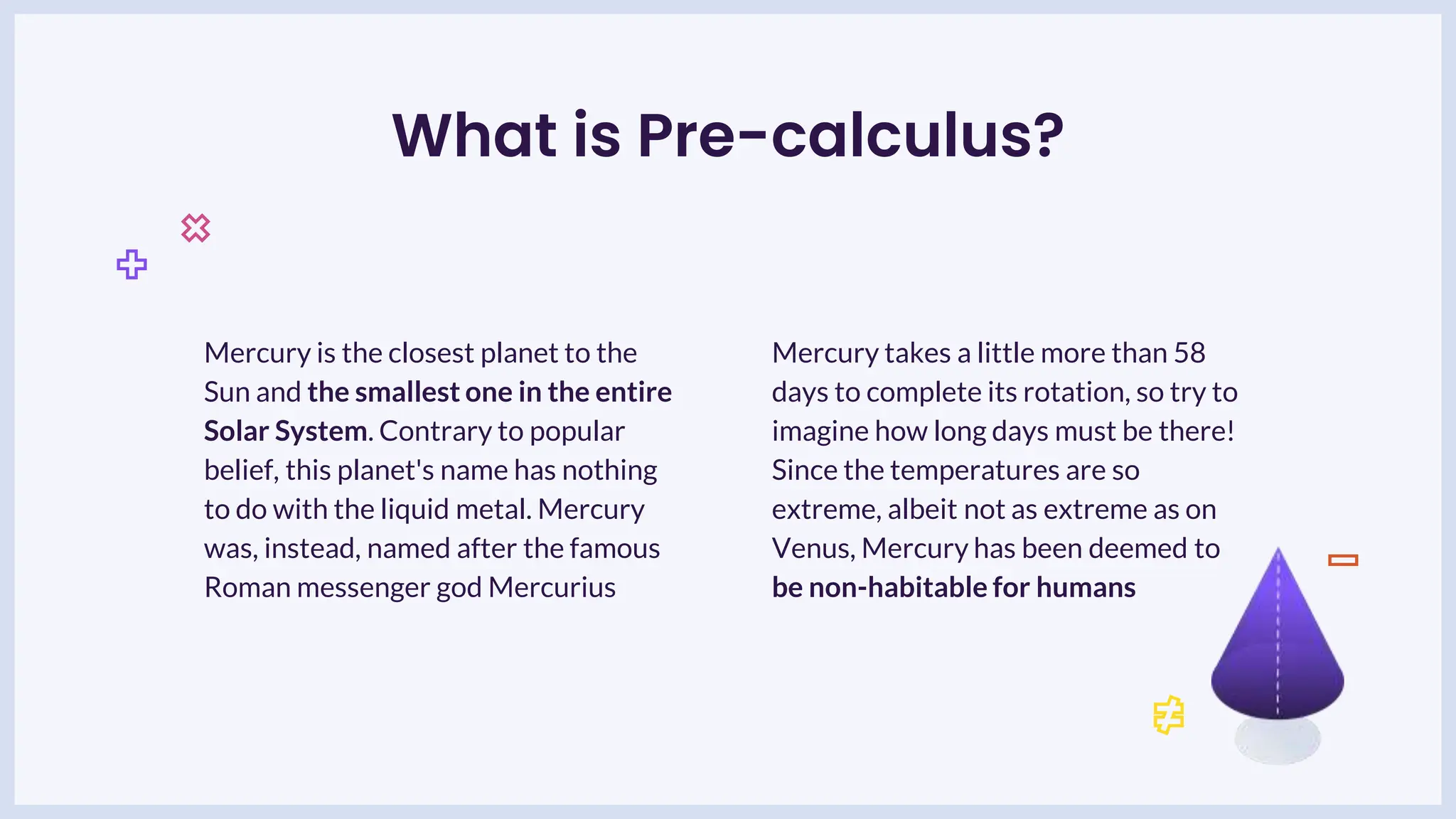 Pre-Calculus Lesson for High School_ Algebra and Equations by Slidesgo ...
