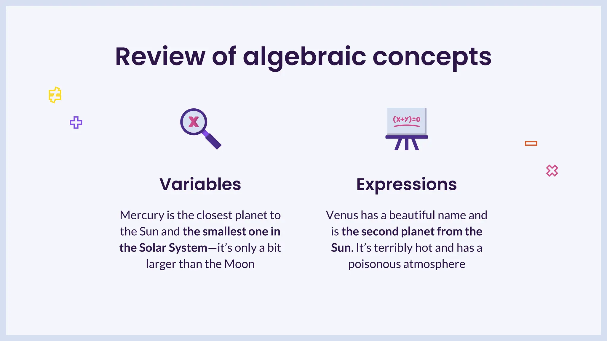 Pre-Calculus Lesson for High School_ Algebra and Equations by Slidesgo ...