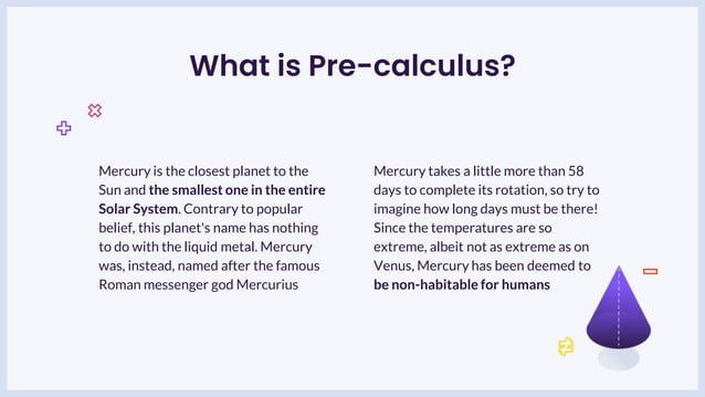 Pre-Calculus Lesson for High School_ Algebra and Equations by Slidesgo ...