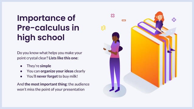 Pre-Calculus Lesson for High School_ Algebra and Equations by Slidesgo ...
