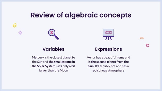 Pre-Calculus Lesson for High School_ Algebra and Equations by Slidesgo ...