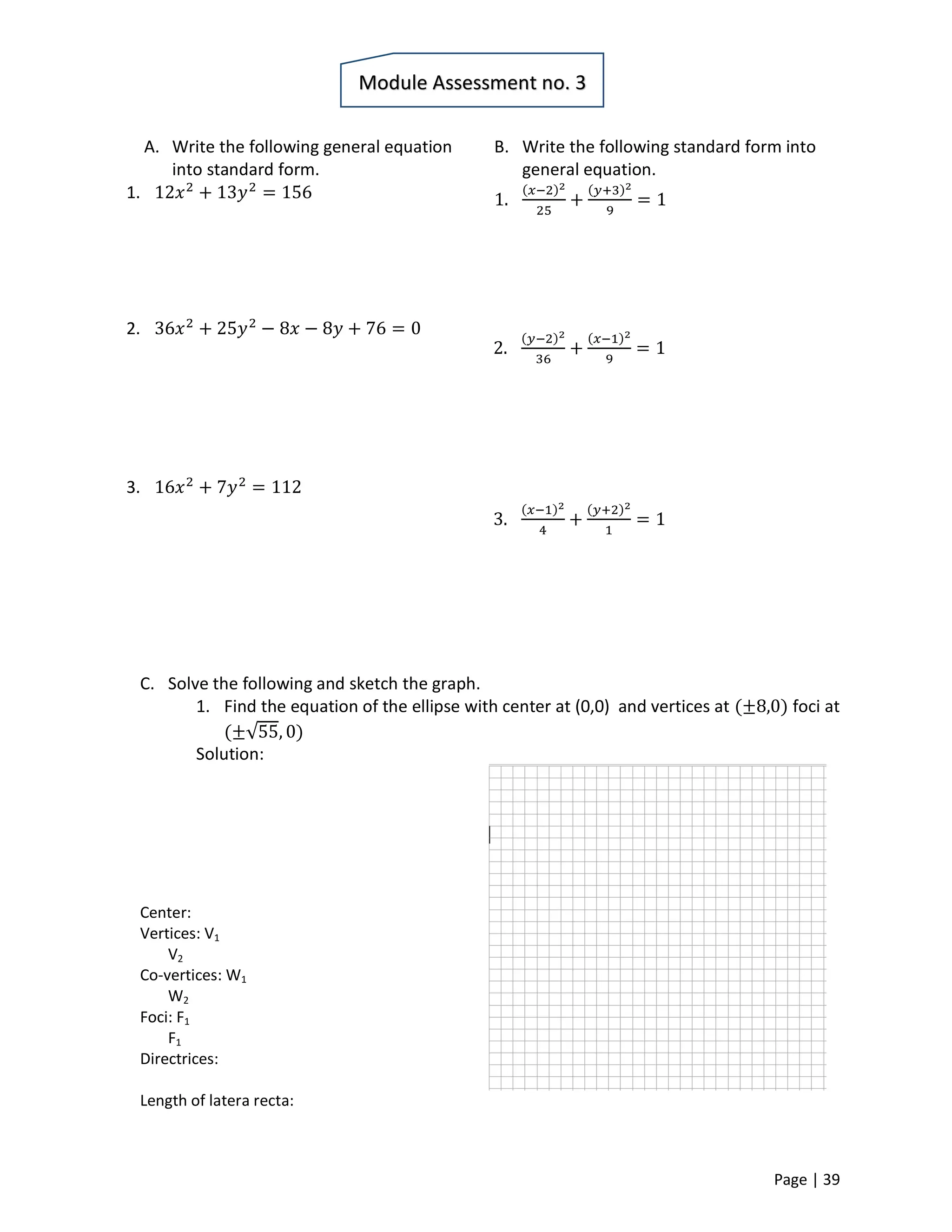 Philippine Senior High School Pre-Calculus Module Learner's Module | PDF