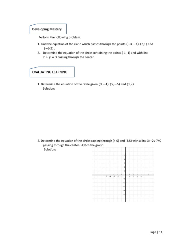Philippine Senior High School Pre-Calculus Module Learner's Module | PDF