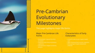 PRE-CAMBRIAN EVOLUTION POWERPOINT PRESENTATION.pptx