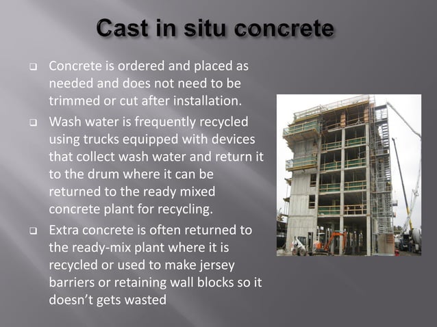 Pre cast vs cast-in-situ concrete | PPT