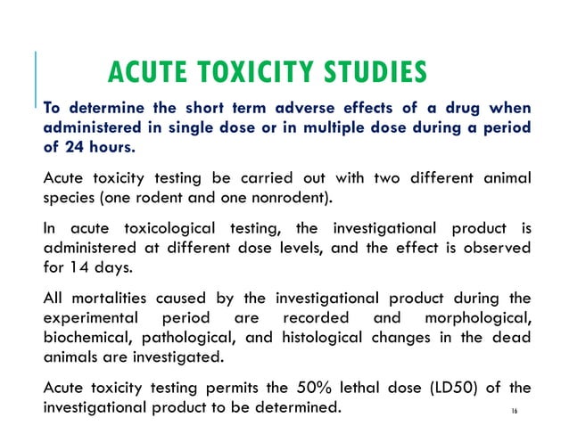 Pre clinical studies | PDF