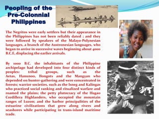 Pre colonial-period | PPTX