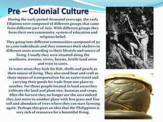 Pre colonial-period | PPTX