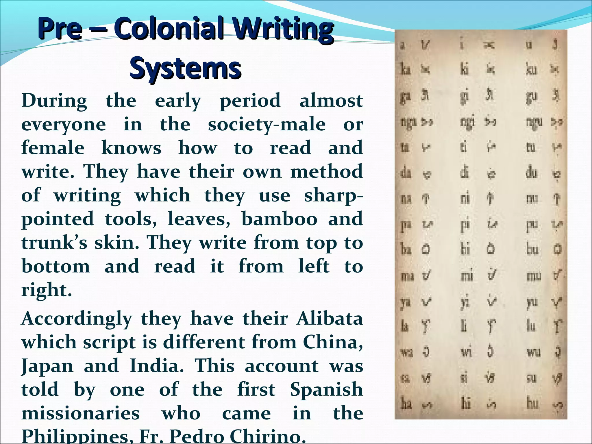 Pre colonial-period | PPT