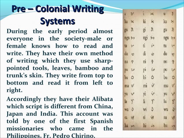 Pre colonial-period | PPT