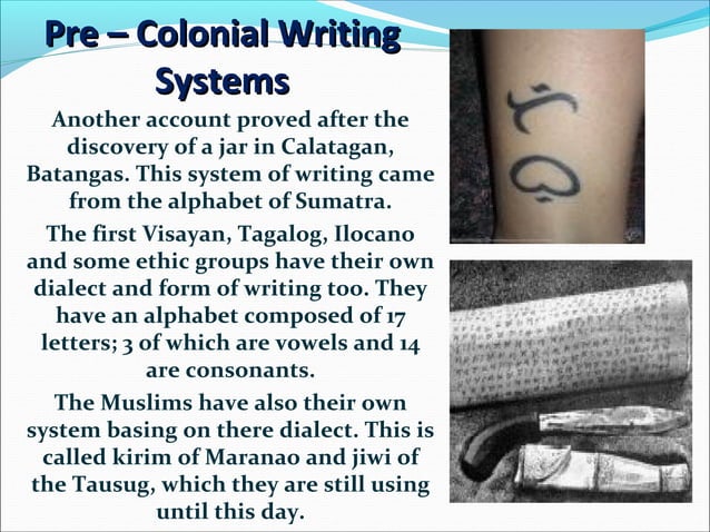 Pre colonial-period | PPT