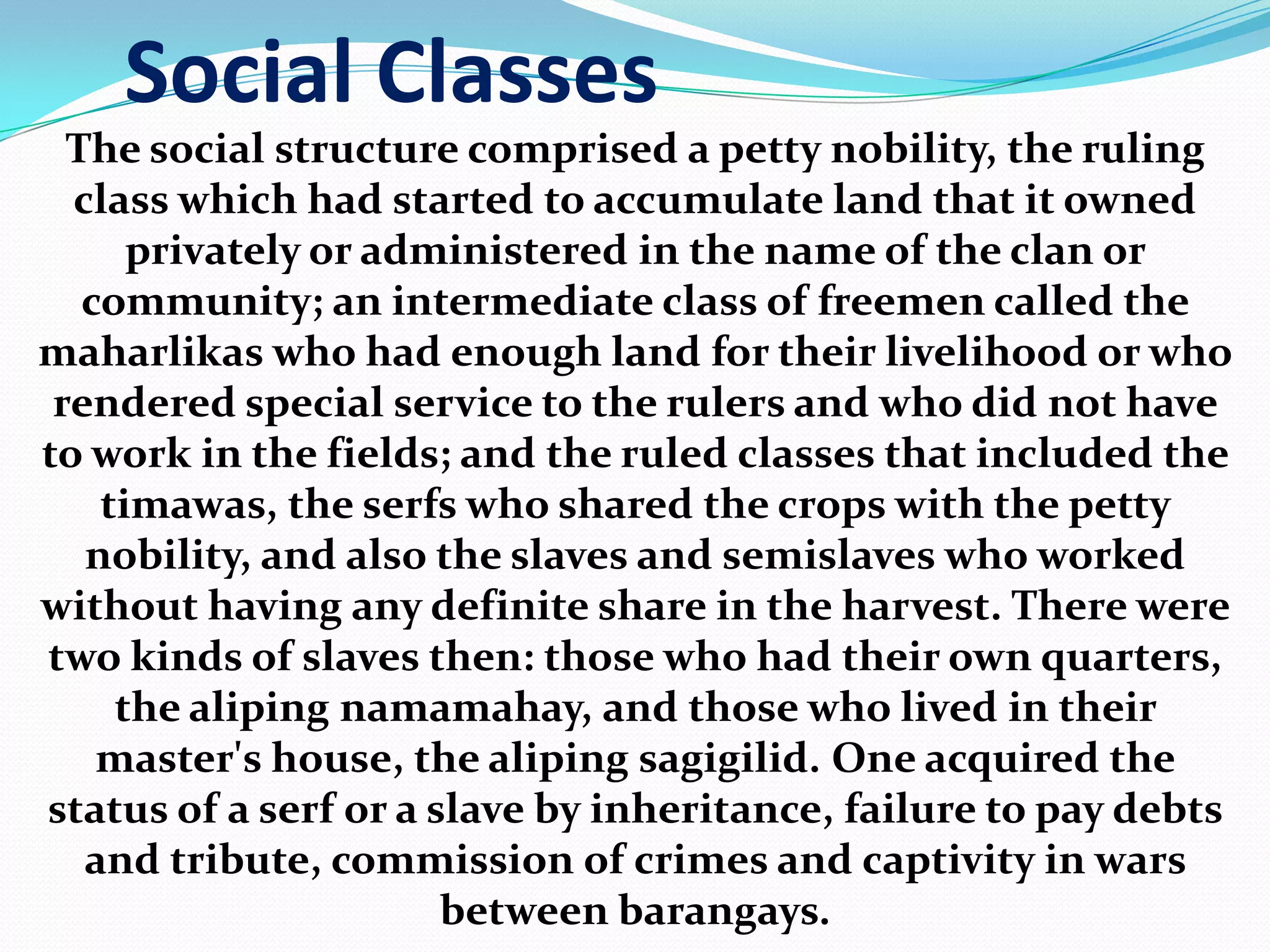 Pre colonial-period | PPTX