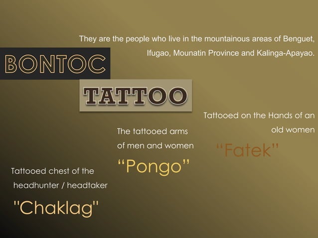 Pre colonial artform - Philippine Tattoo | PPTX