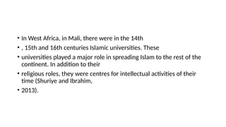 Pre-colonial education on Africa and its influence.pptx