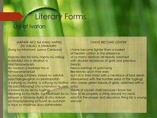 Pre Colonial Literature in the Philippines | PDF