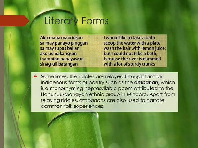 Pre Colonial Literature in the Philippines | PDF | Poetry | Books and ...