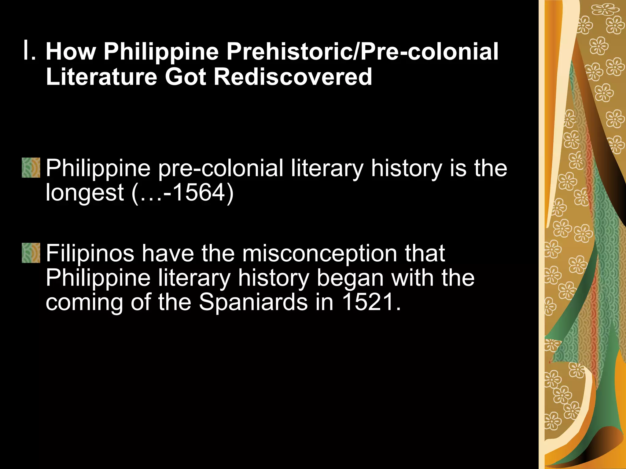 Pre colonial literature-1_ - copy | PPT