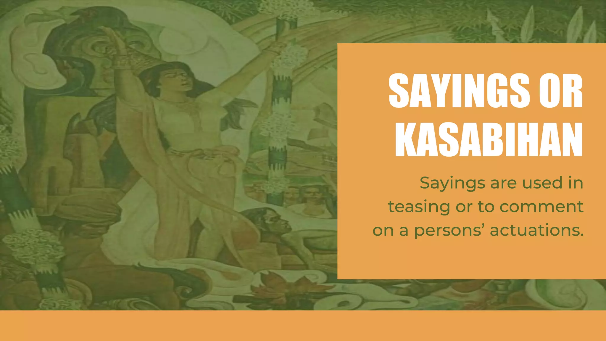 Pre colonial philippine literature introduction eng7 | PDF