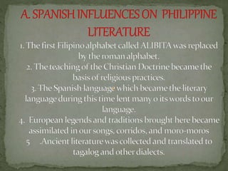 Pre colonial text and spanish colonial text | PPTX