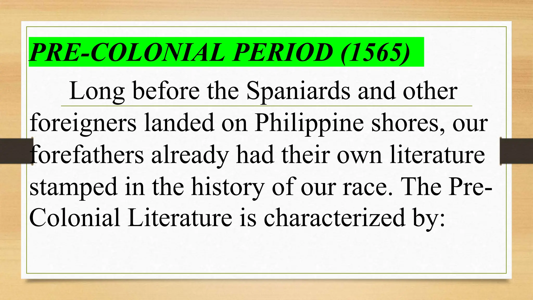 21st Century Literature PRE-COLONIAL TO ENLIGHTENMENT.pptx