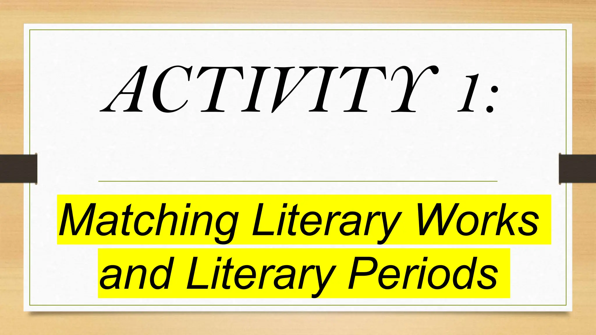 21st Century Literature PRE-COLONIAL TO ENLIGHTENMENT.pptx | Books and ...