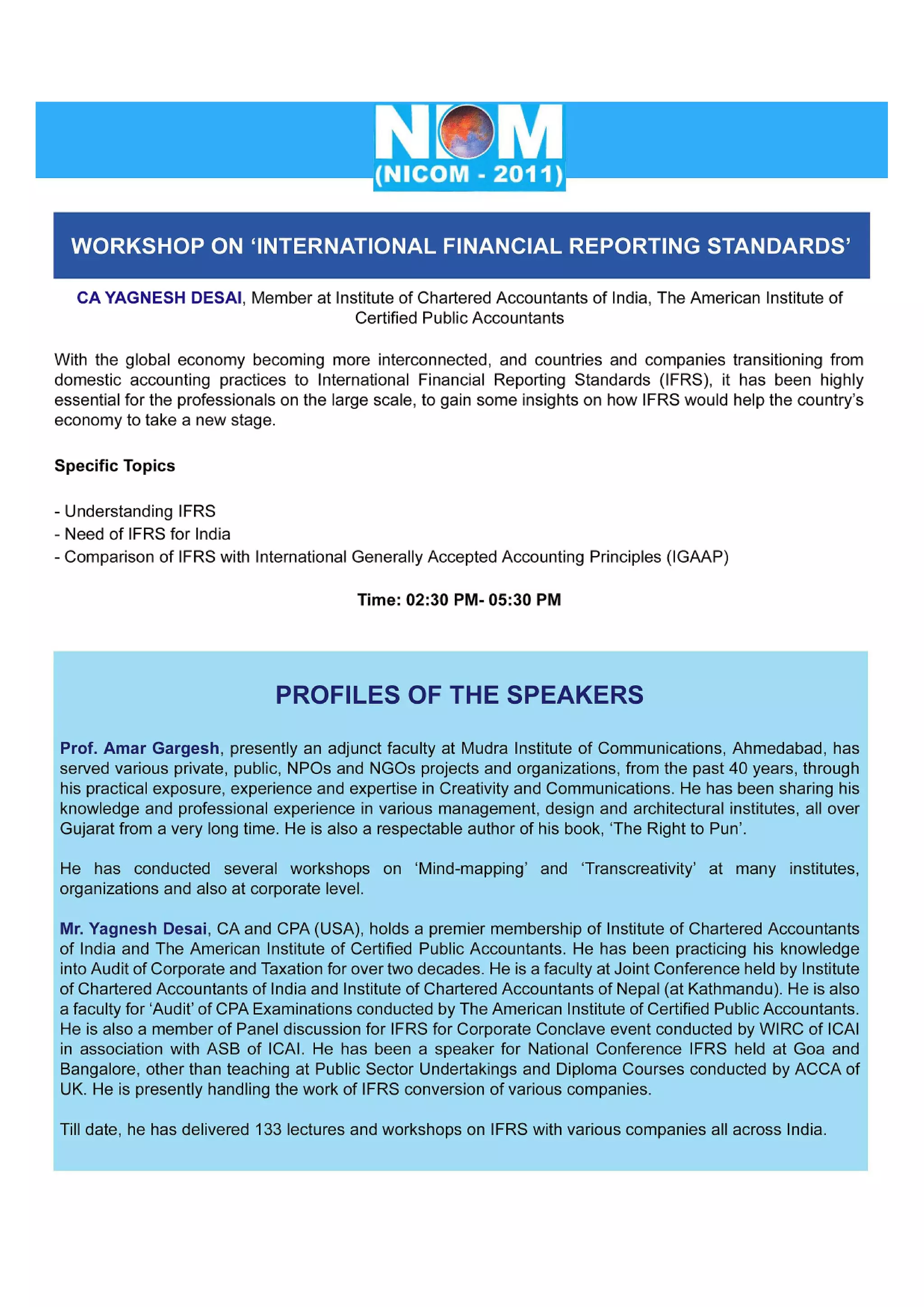 Pre conference | PDF