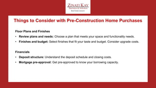 Pre-Construction 101: Home Buying in Toronto | PPT