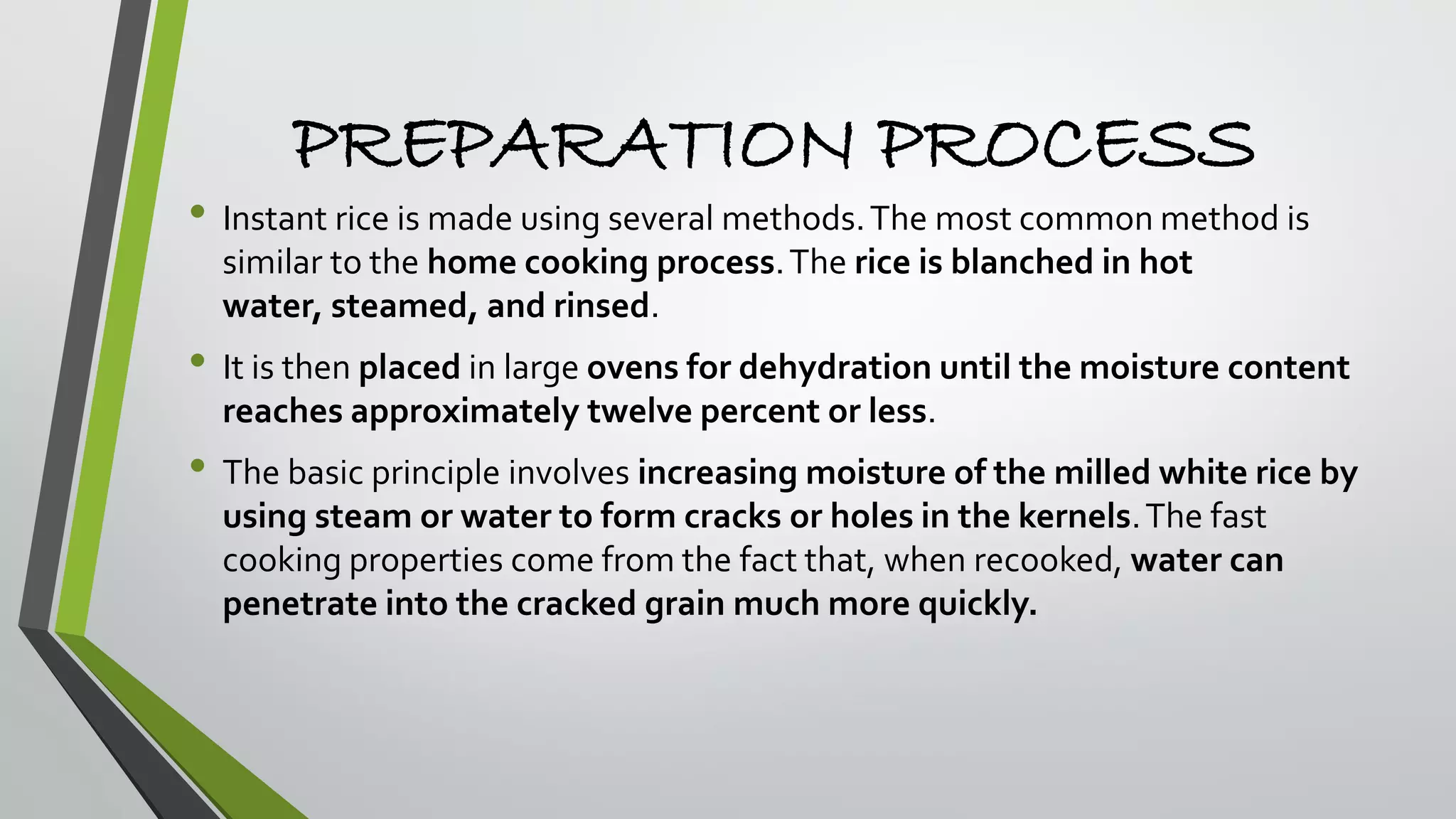 Pre cooked rice | PDF