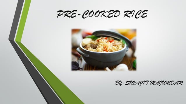 Pre cooked rice | PDF