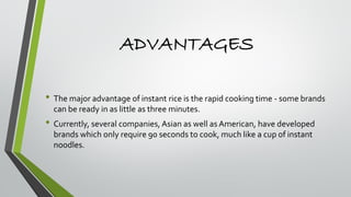 Pre cooked rice | PDF