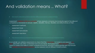Pre course assessment- validation v2 | PPT