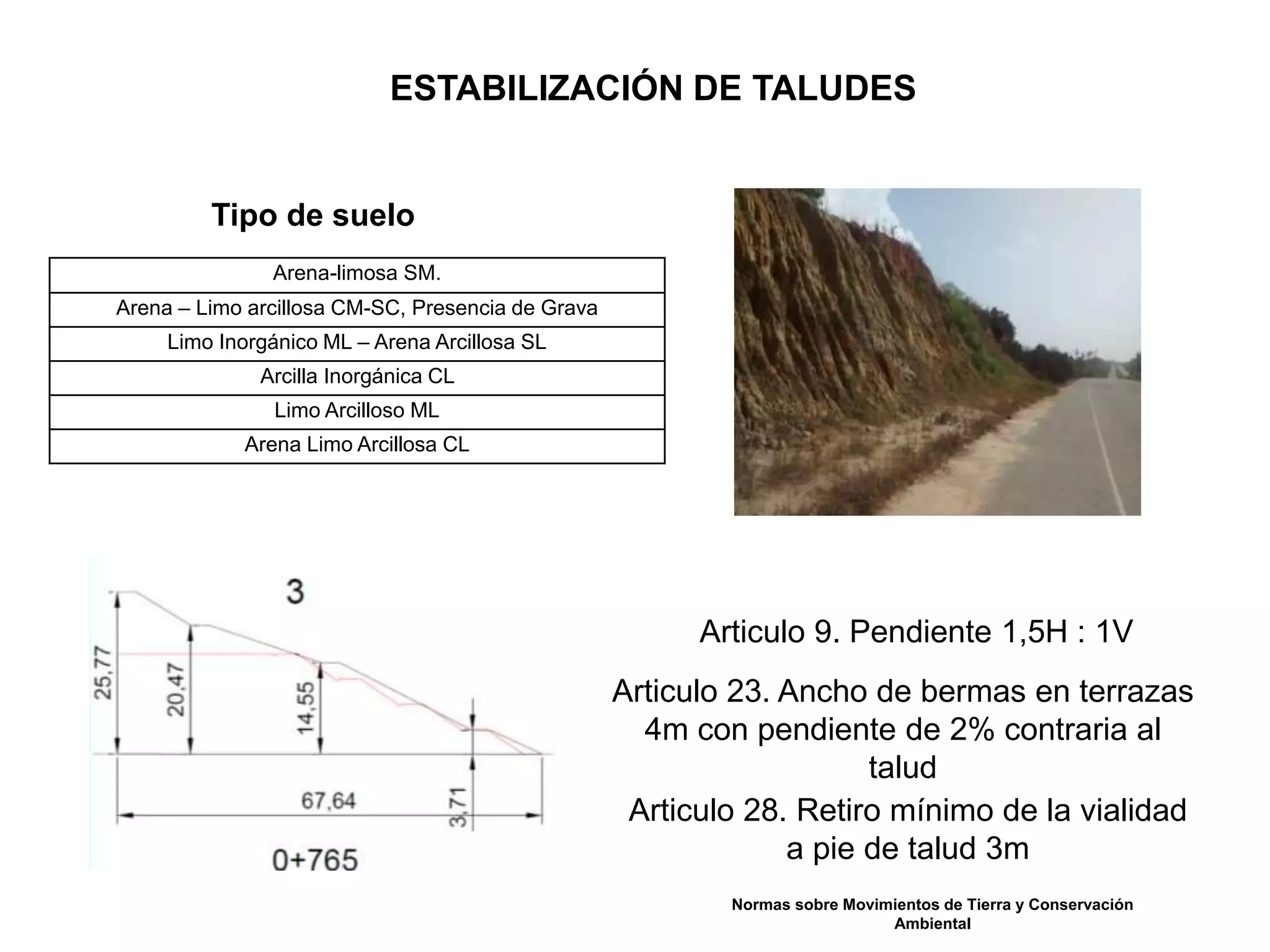 Proyecto Estabilizacion de taludes | PPTX