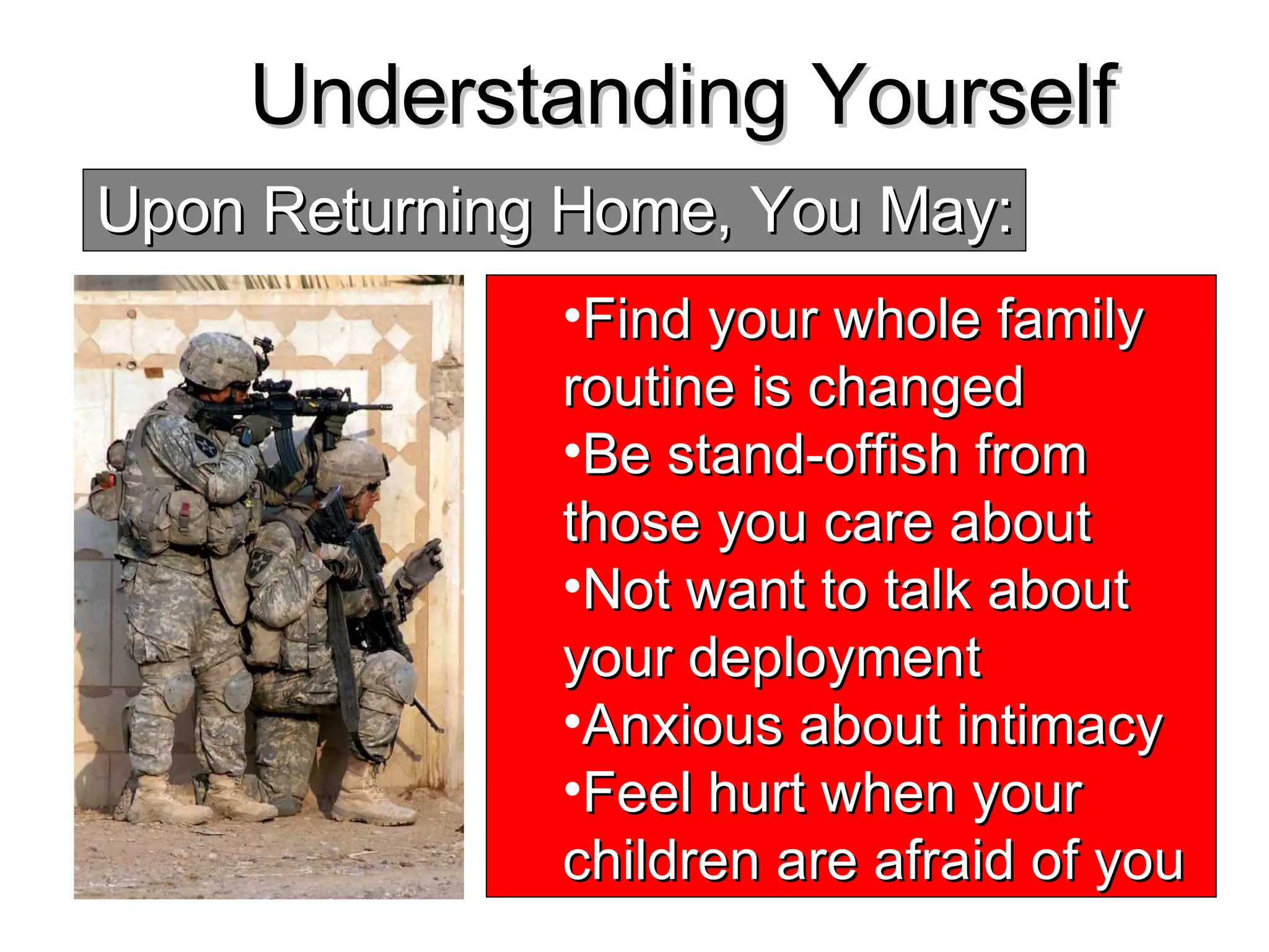 Pre Deployment Separation Brief | PPT