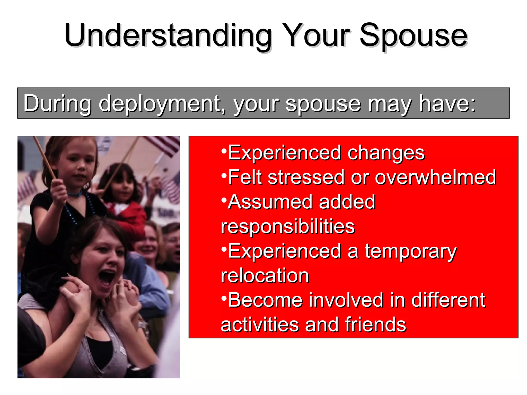 Pre Deployment Separation Brief | PPT